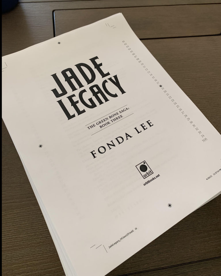 Jade Legacy will be released on November 30 - Fonda Lee